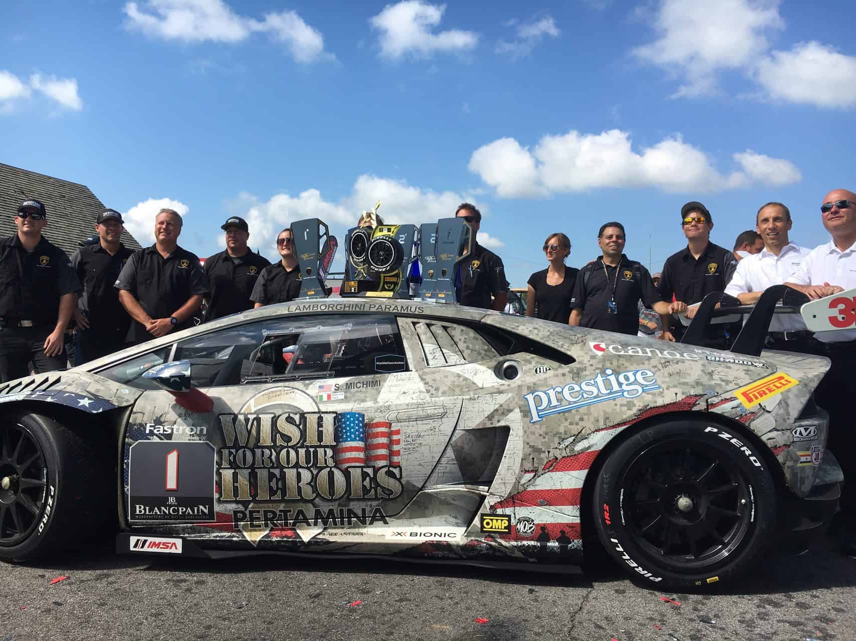 Lamborghini-Paramus W4OH Car takes the Checkered Flag in Virginia ...